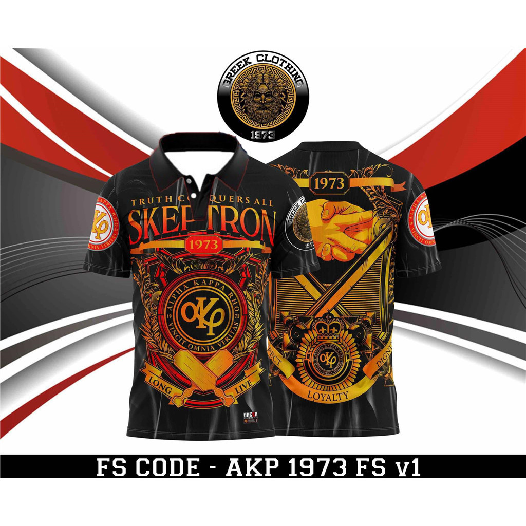 2025 AKP 1973 POLO SHIRT Alpha Kappa Rho V34 52 New Design Anniversary ...