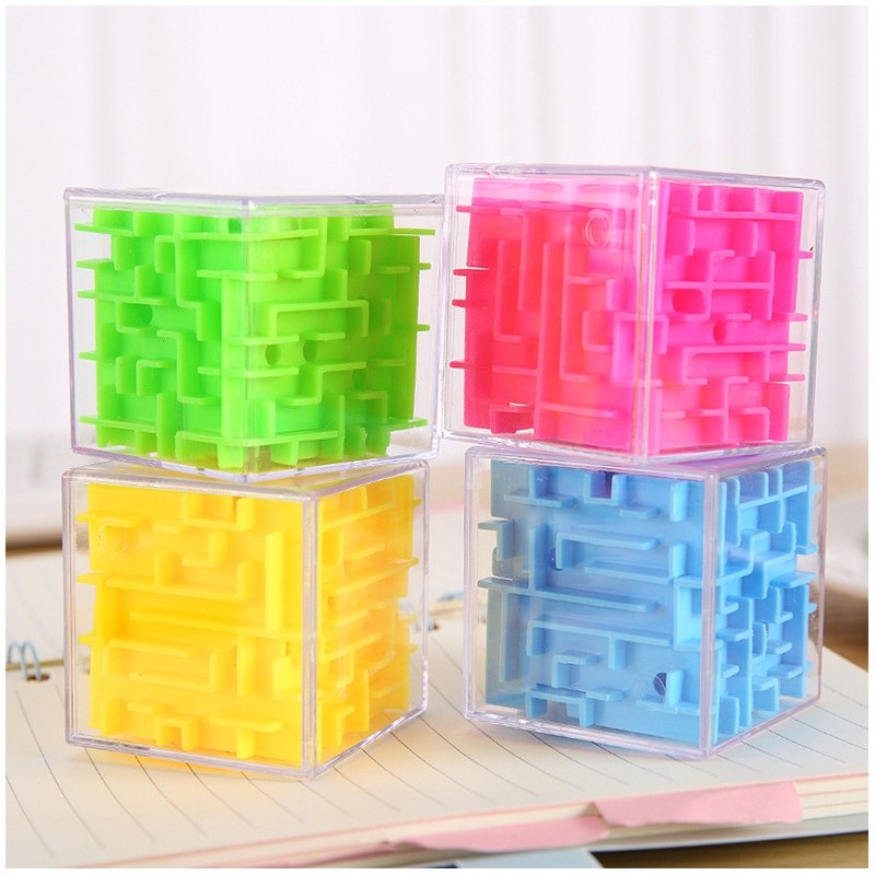 LABIRIN Cube Toy / 3D Labyrinth / Labyrinth Puzzle / Maze Puzzle Ball ...