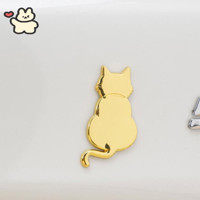 3D Car Sticker Cute Cat Emblem Car Sticker | Shopee Philippines
