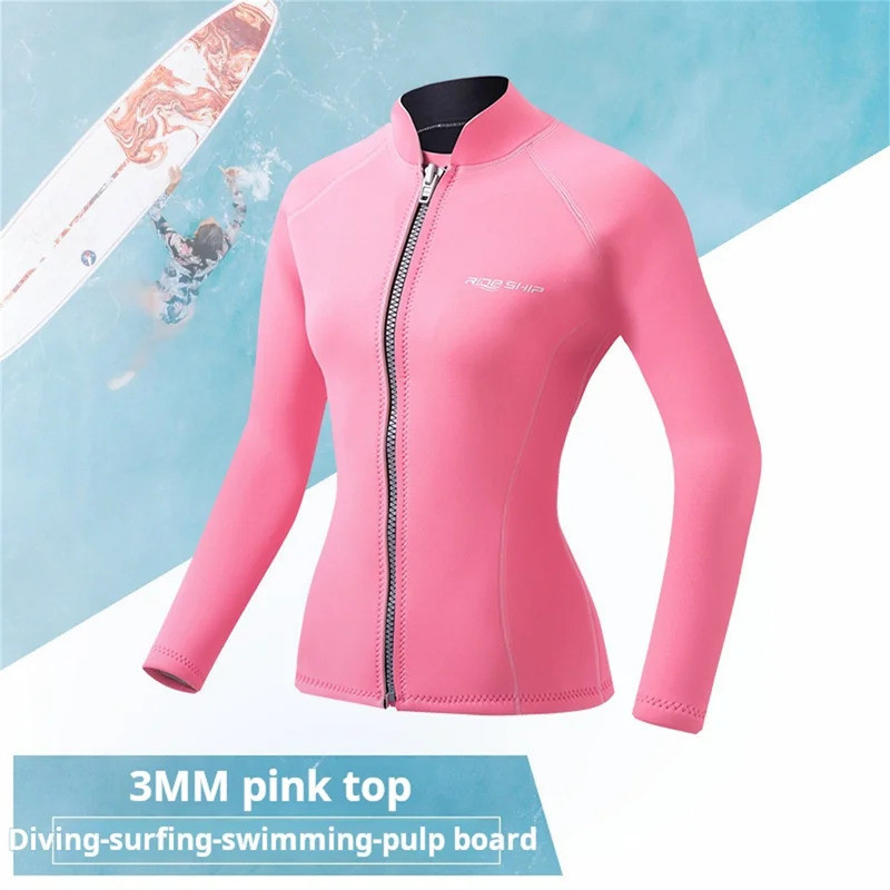 [Legend2] 3mm Neoprene Women's Diving Top Long Sleeve Jacket Separate ...
