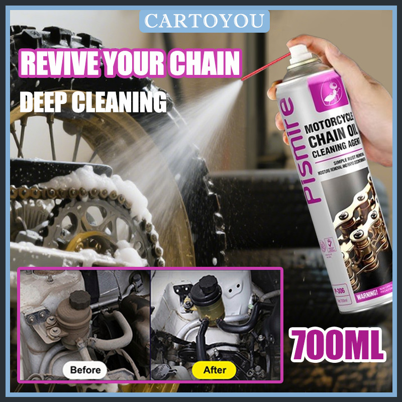 Motorcycle Chain Maintenance Kit Cleaner Chain cleaner Chain Lube oil ...