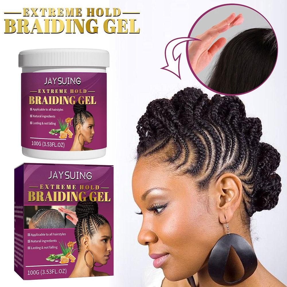 Braiding Gel Hair Styling Gel Hair Wax Braid Cream Frizz Styling Edges ...