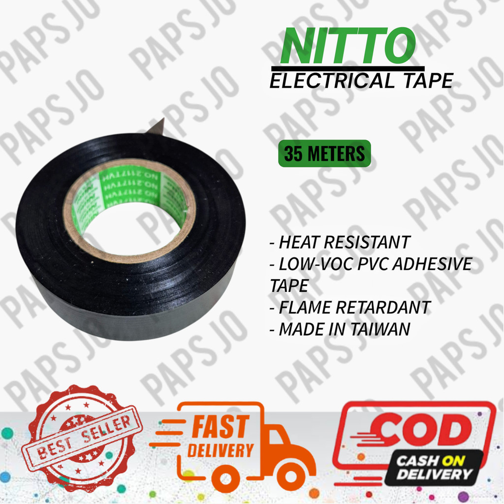 ORIGINAL NITO TAPE GREEN TAIWAN TAPE NITTO ELECTRICAL TAPE ORIGINAL ...