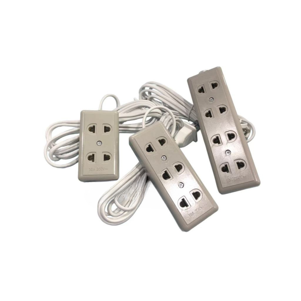 EXTENSION WIRE/POWER OUTLET CORD EXTENSION 2 Meters ( 3-G&4-G ) WHITE ...