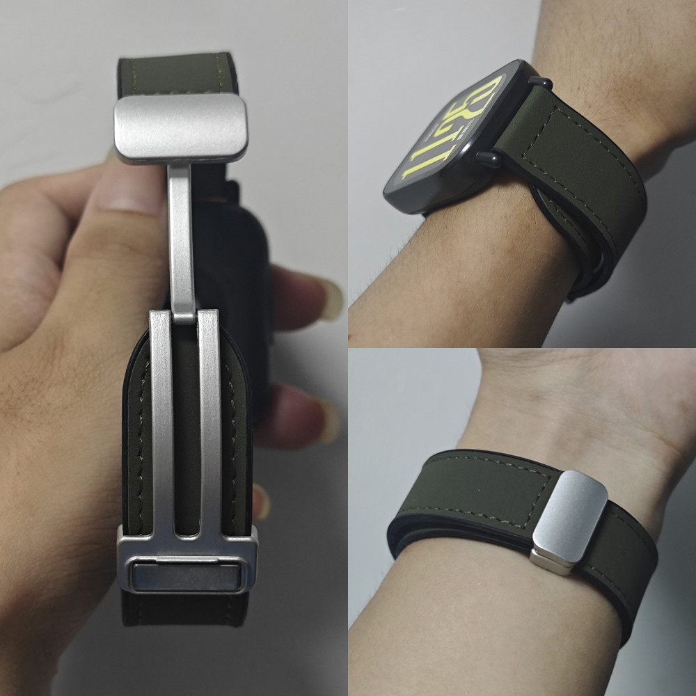 Redmi Watch 5/3 Active Lite Geniune Leather Magnetic Strap Bracelet ...
