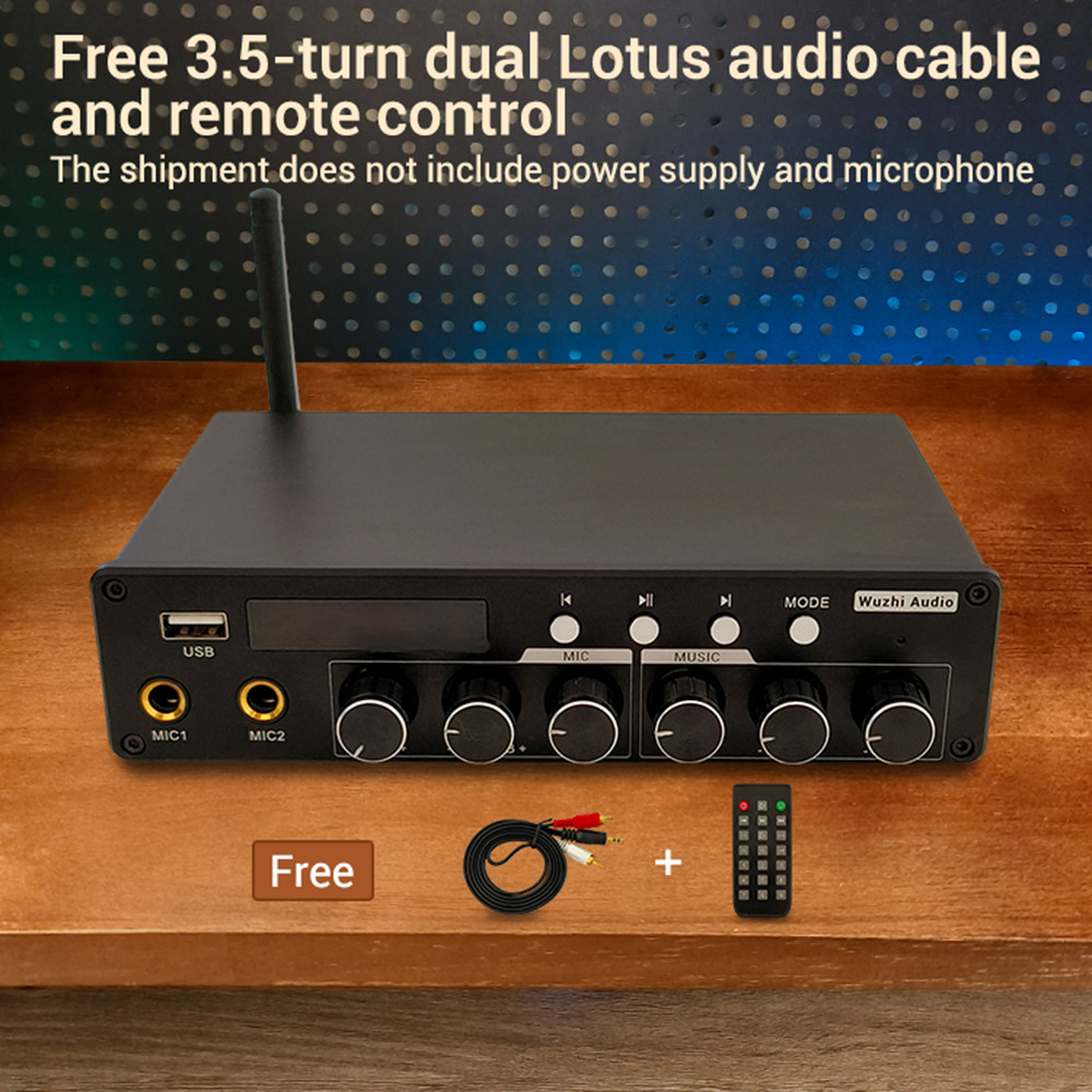 DIYMORE DC 12-24V ZK-A1200 200W High-End Practical Home Theater Ktv BT ...