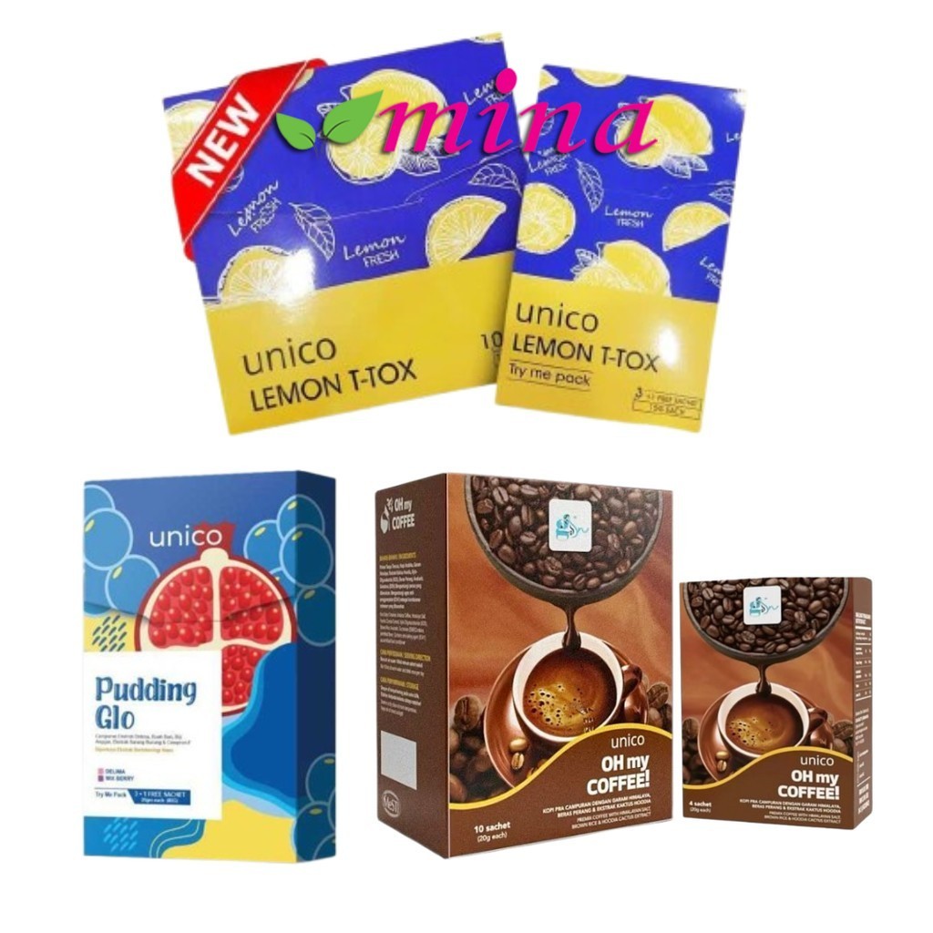 UNICO Lemon T-Tox Puding Glo 4s 10s Tea Tox Pudding Detox Oh My Coffee ...