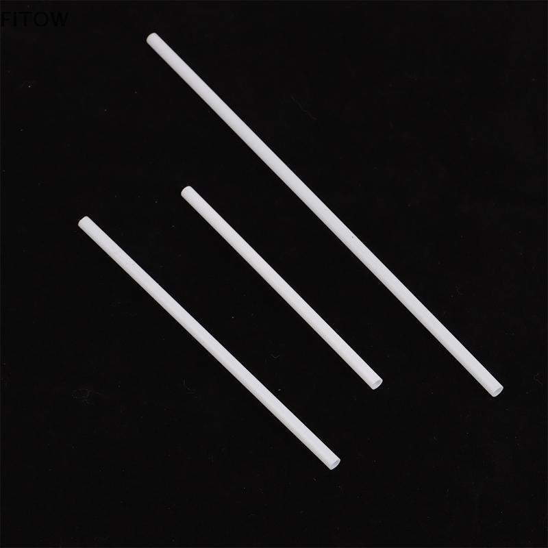 FITOW 100Pcs 8/10/12/15cm White PP Solid Core Lollipop Sticks for ...