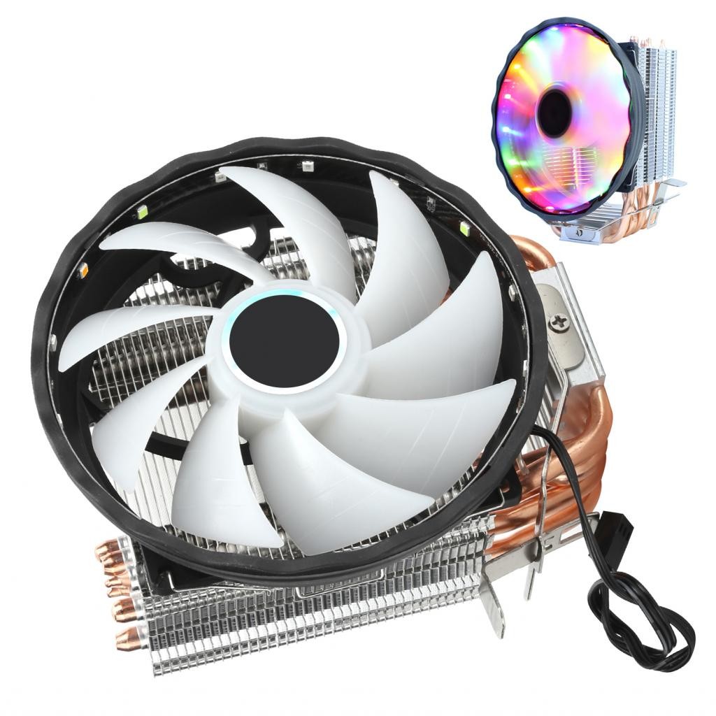 skill-ph CPU Cooler 12V DC 6 Heatpipes High Efficiency Dual Fan Heat ...