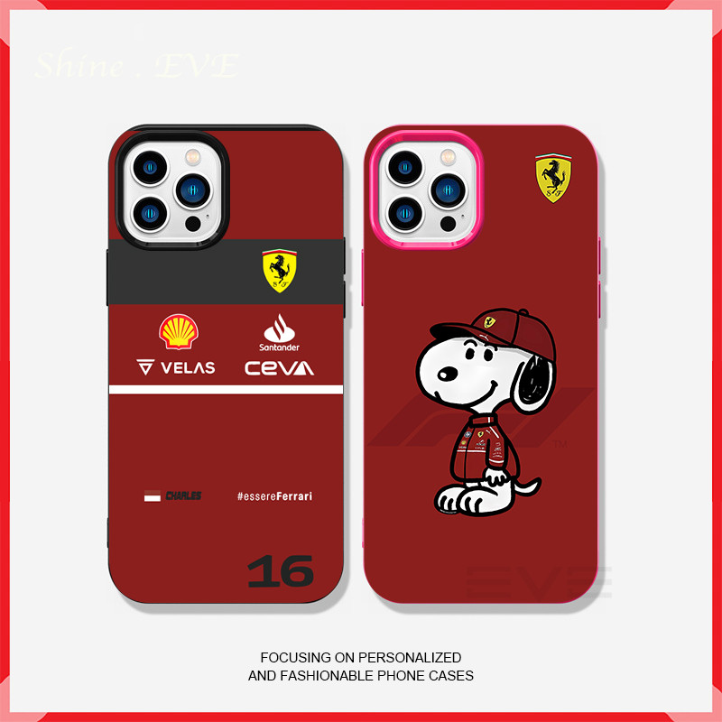 Mga Sponsor at Sagisag ng Ferrari Case for IPhone16 15 14 13 12 ...