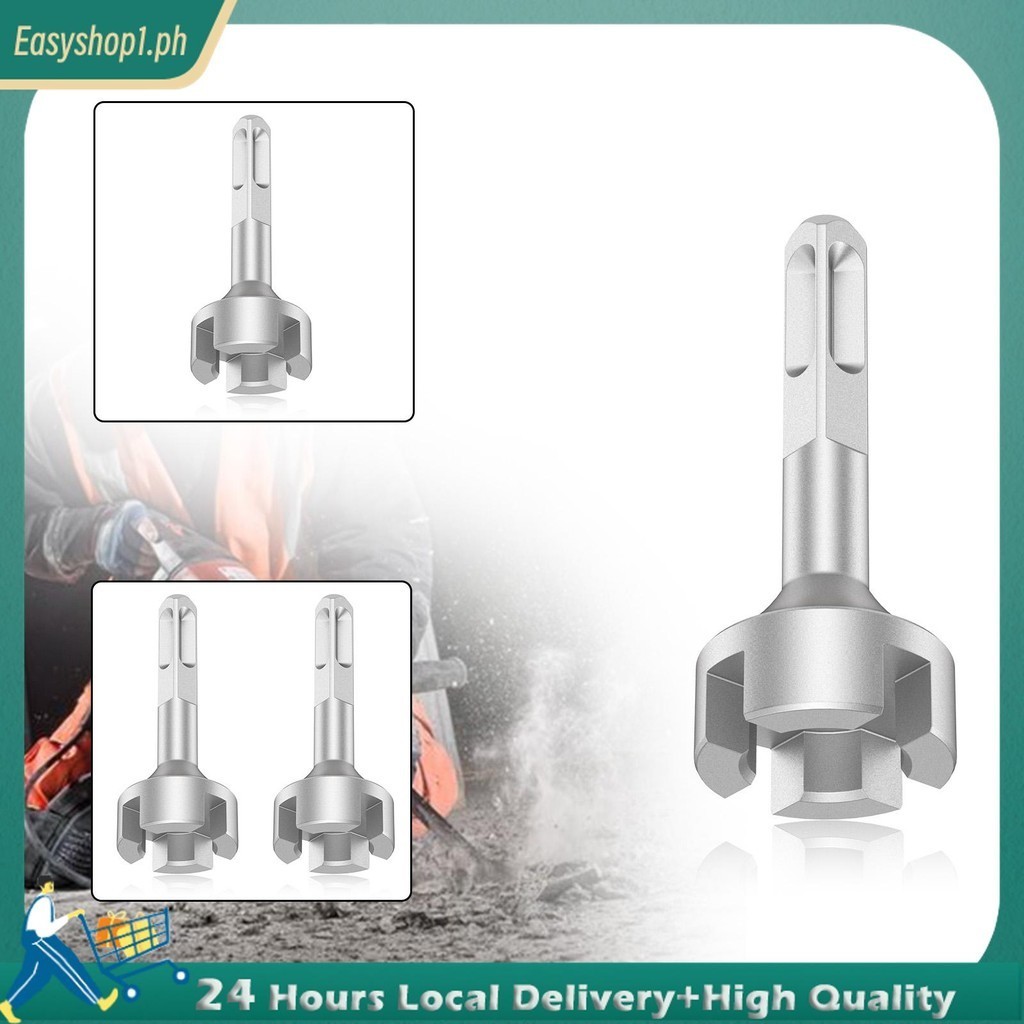 1/2Pcs Ground Rod Driver Forged Steel SDS Square Shank Ground Rod Drill ...