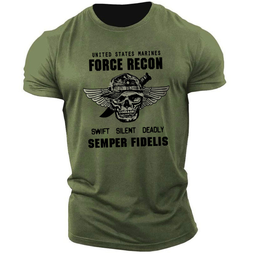 Usmc New Marines Semper Fidelis Devil Dog Military Force Recon Soft ...
