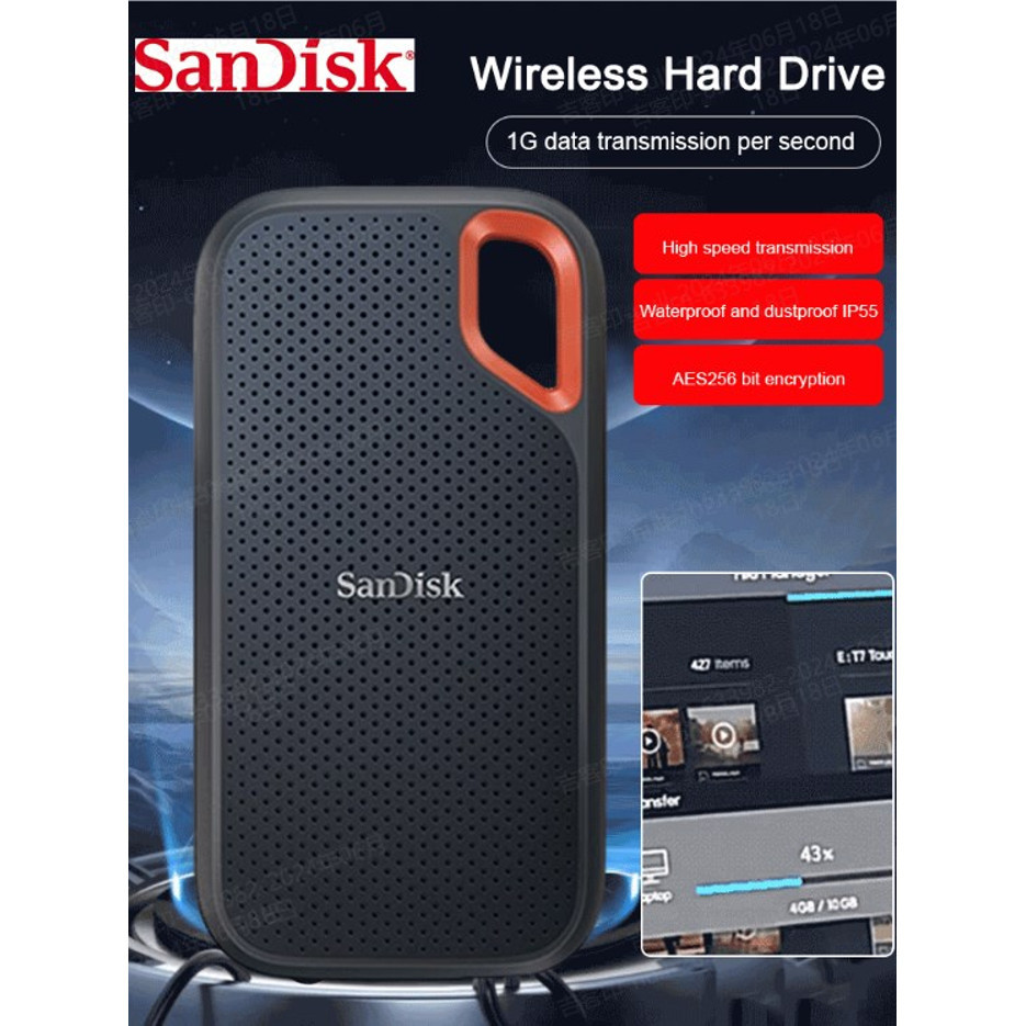 High Quaulity 【6TB 】【Must-Have At Home】High Speed Solid State Mobile Drives/ Type-C interface ...