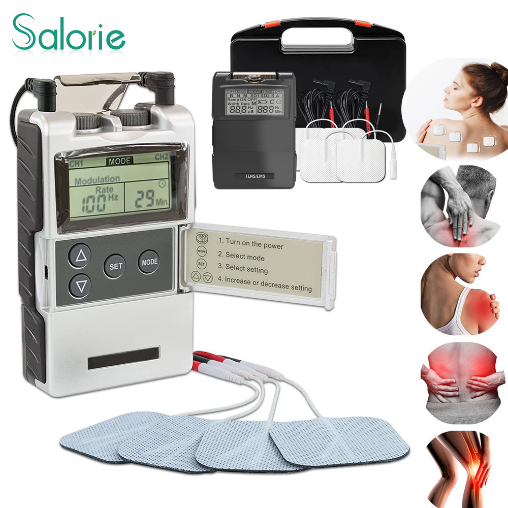 Salorie TENS/EMS Massage Machine Pain Relief Muscle Stimulator Machine ...