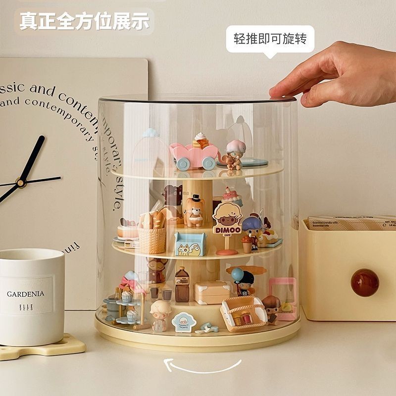 Pop Mart dimoo Cute Pellet Acrylic Display Box Figure Display Cabinet ...