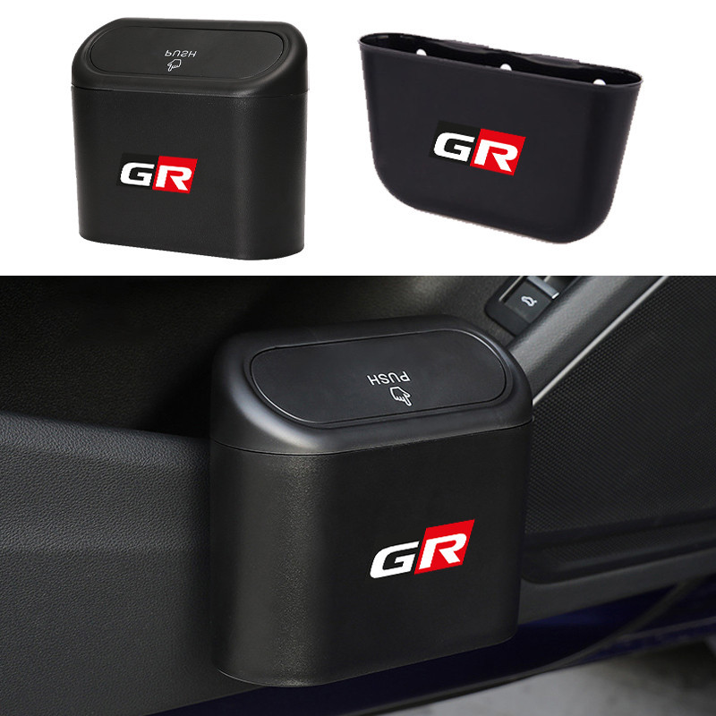 Toyota GR Car Dustbin Box Car Interior Trash Bin Rubbish Box Hanging ...