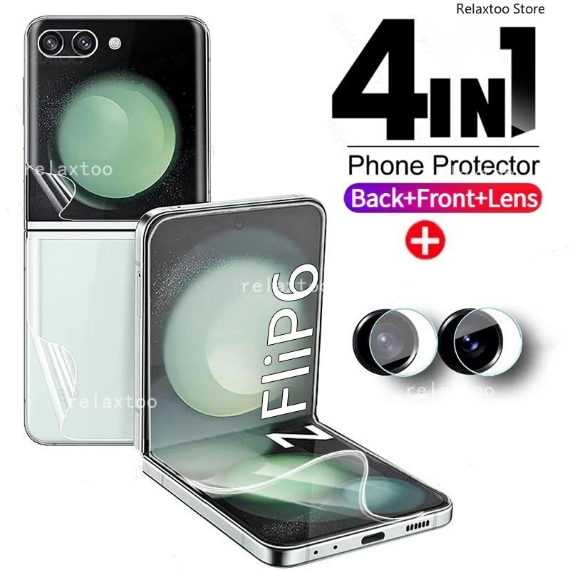 4IN1 Full Cover Front Back Hydrogel Film For Samsung Galaxy Z Flip6 ...