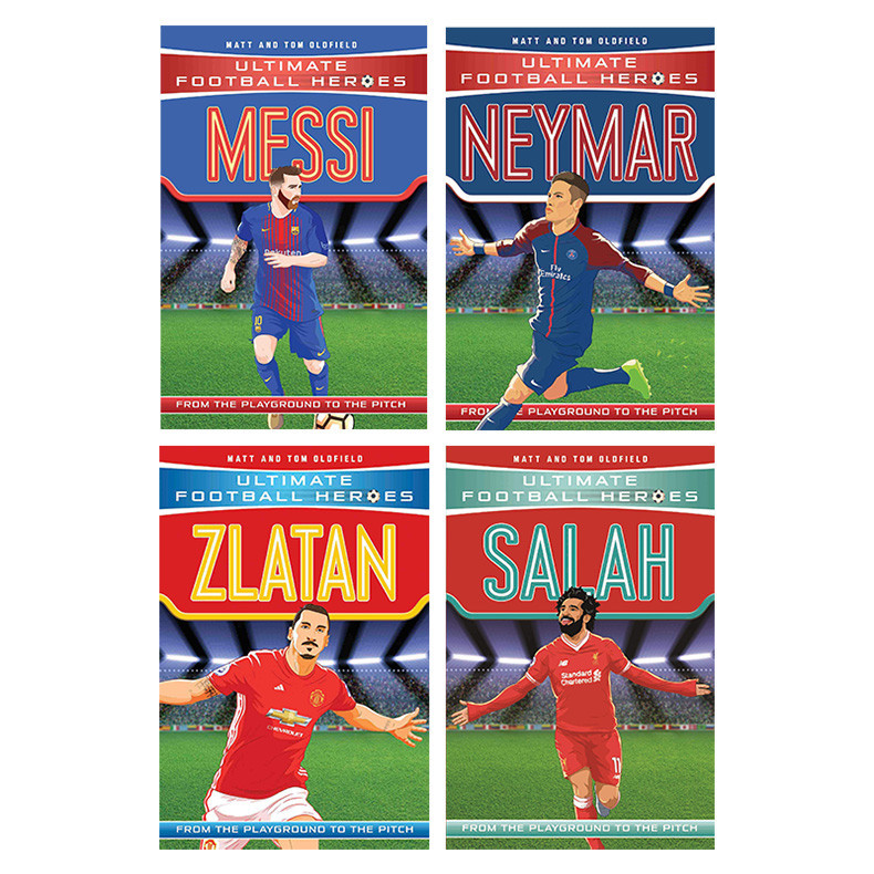 Football star biographies 4 original English Ultimate Football Heroes ...