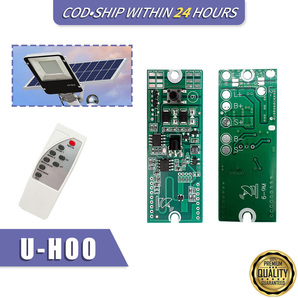 60W LED Solar Light Control Board PIR Sensor Solar Integrated Circuit ...