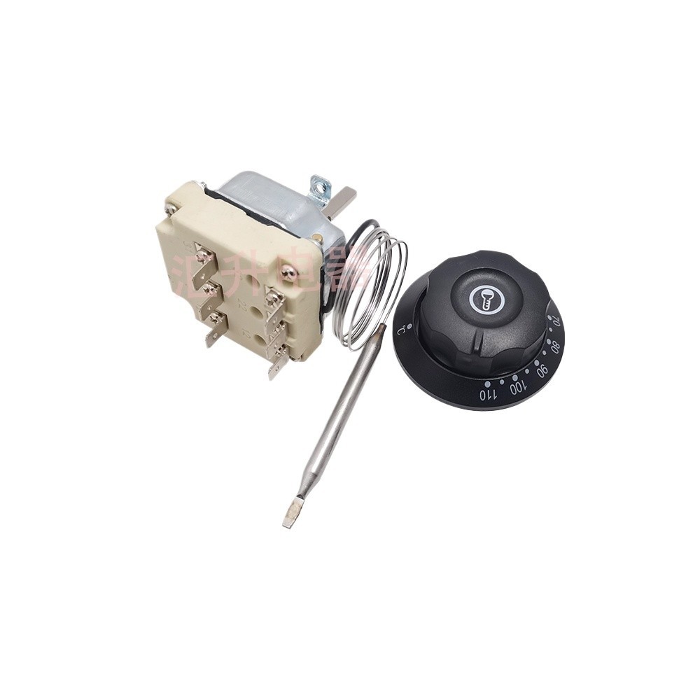 380V temperature controller 110 ℃ six-pin adjustable automatic ...