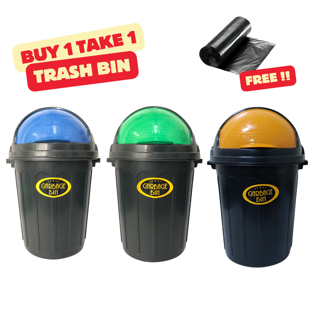 Edepot Buy 1 Take 1 Trash Can with Cover High quality Oriental (26 ...