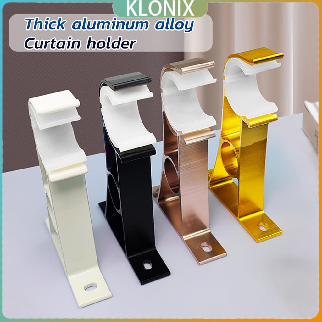 Ki Curtain Rod Bracket 11x8cm Window Curtain Bar Ceiling Holder ...