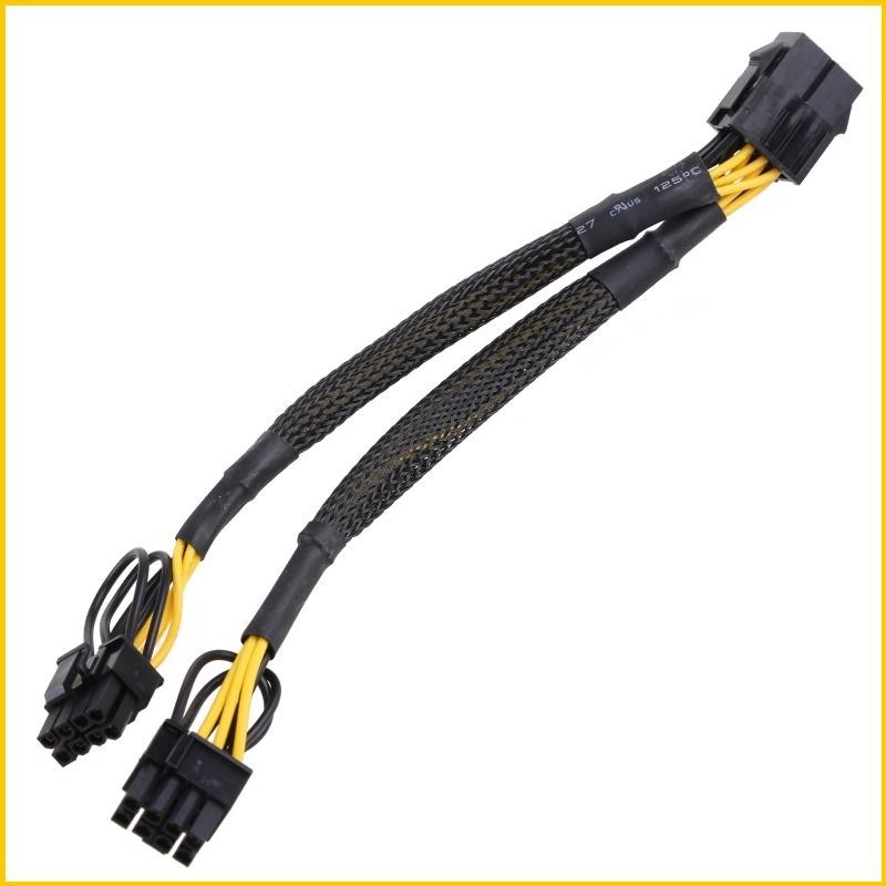 UTAK GPU Power Cord Adapter 8Pin to Dual 6 Pin Extension Connector Y ...