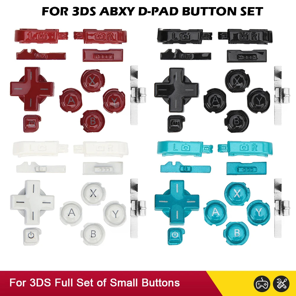 1 set Replacement ABXY Buttons Full Set For Switch 3DS Cross Button ...
