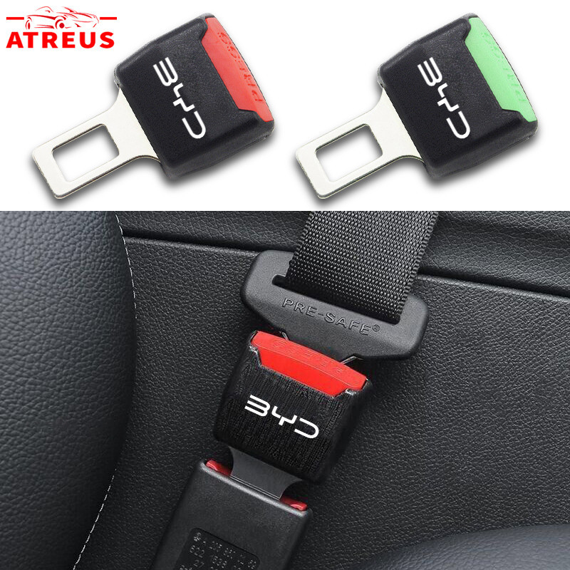 1/2Pcs BYD Car Seat Belt Clip Extender Safety Seatbelt Adjustable ...