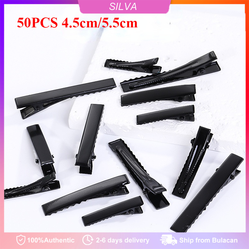 100pcs Black Hair Clip Korean Fashion Ladies Hair Clip Duckbill Clip ...