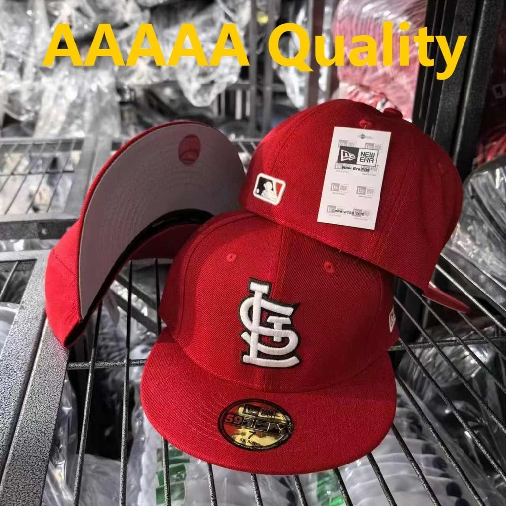 St. Louis Cardinals Cap Unisex Hats Baseball Cap Full Closed Fit Caps ...