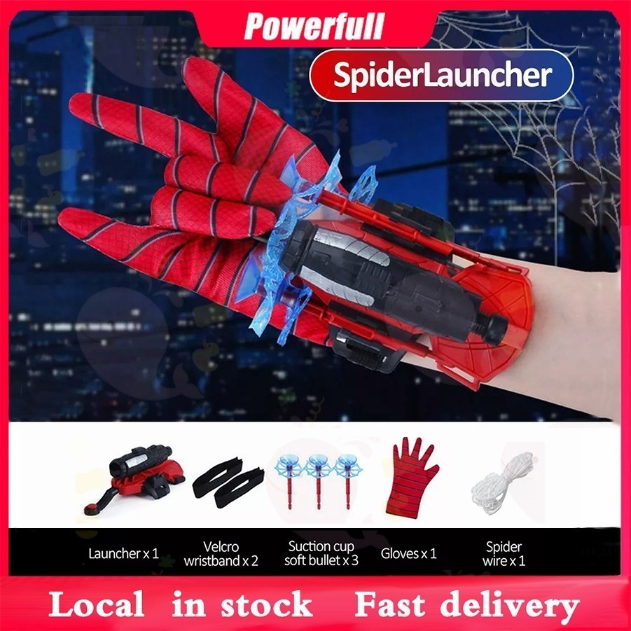 spiderman Super cool toys for boy web shooter Aiming motion toy gift ...