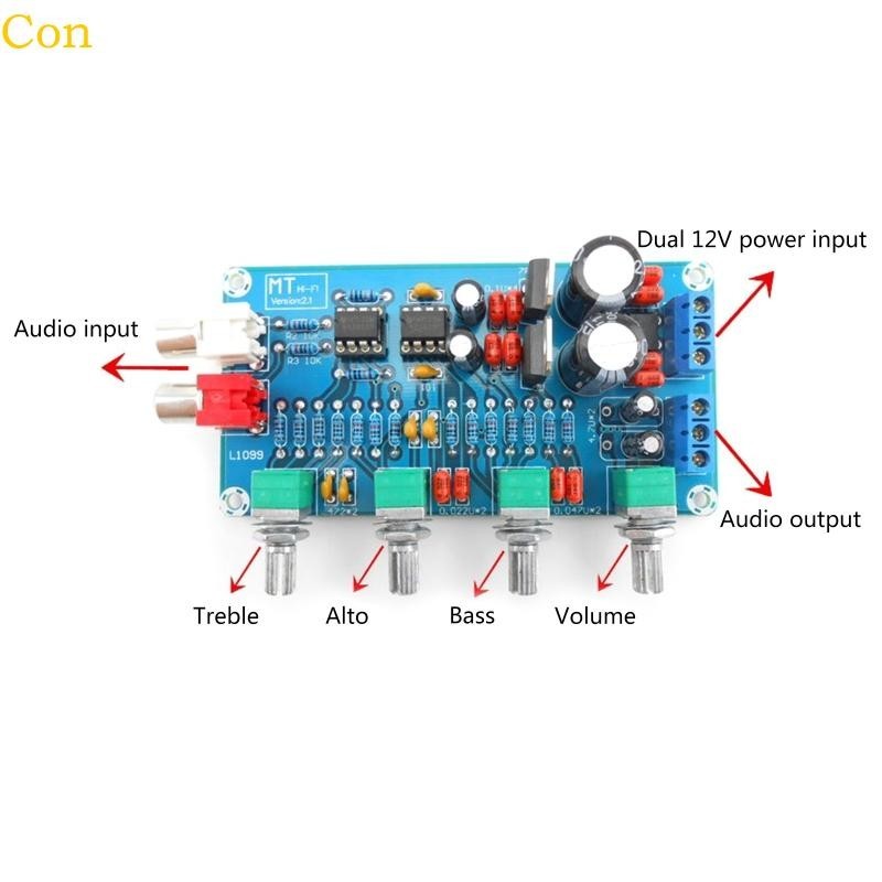 Con Amplifier Module Tone Board Tone Board Volume Control Amplifier ...