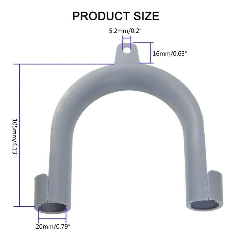Universal U-Shape Washing Machine Hose Guide - Fits All Drain Hose ...