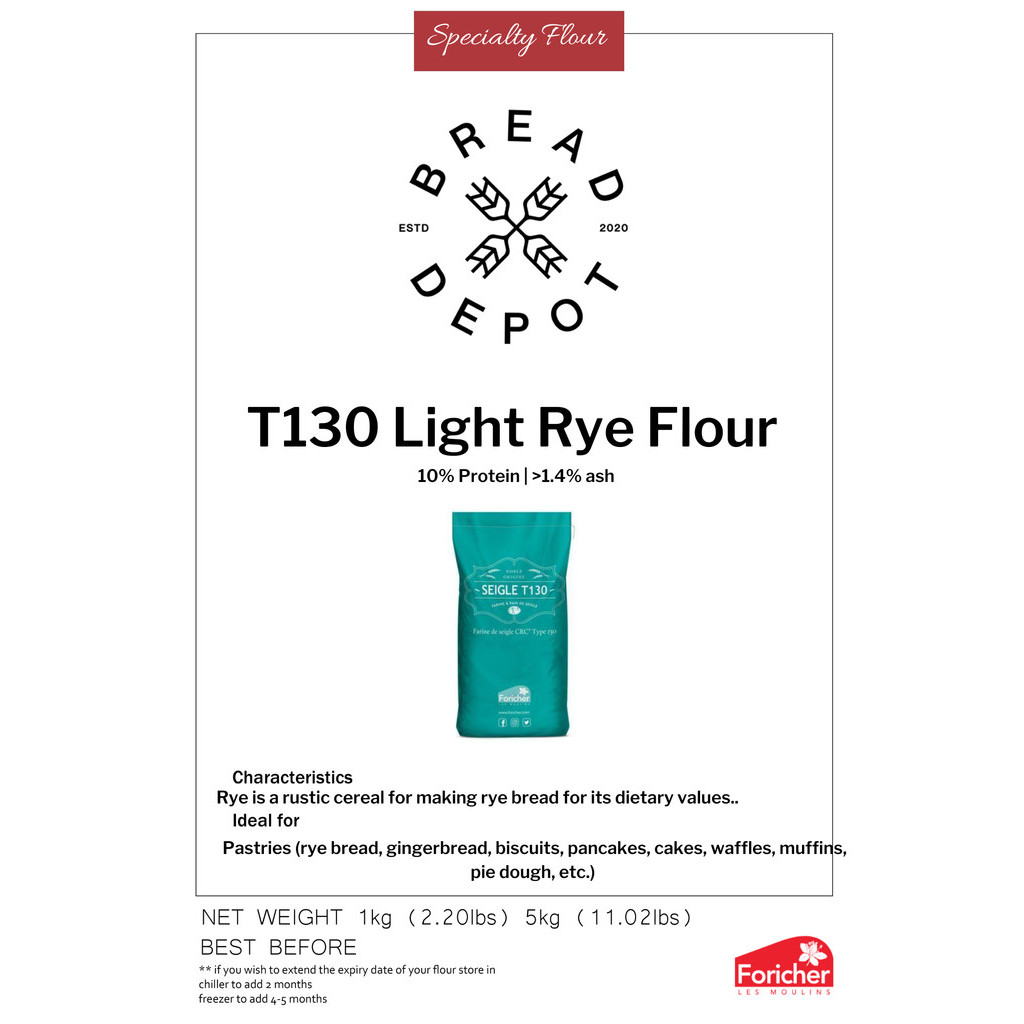 T130 Light Rye Flour 1kg | Shopee Philippines