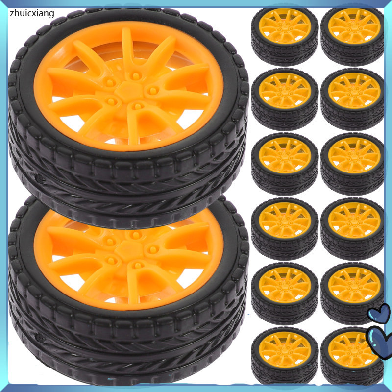 20 Pcs Wheel Toy Car Tire Truck Building Toys Wheels Model for Cars ...
