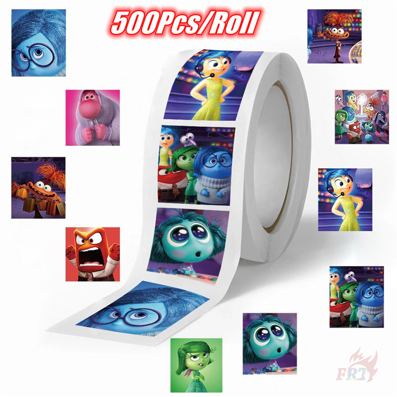 500Pcs/Roll Inside Out Series 02 . Kids Rewards Stickers DIY Scrapbooks ...