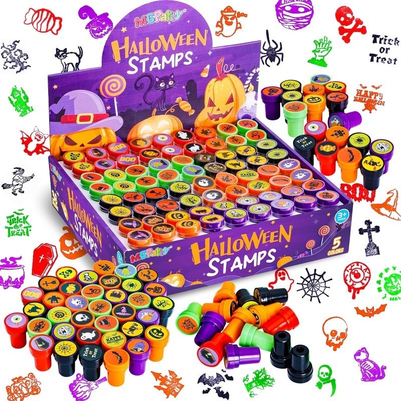 Halloween Assorted Stamps Kids Self Ink Stamps,Spooky Stamps for ...
