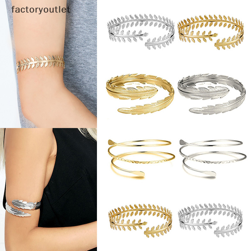 FCPH Fashion Arm Bracelet for Women Girls Mental Open Upper Arm Bangle ...