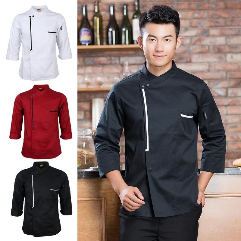 [FENTEER1] Jacket Coat Uniform Long Sleeve Hotel Kitchen Apparel ...