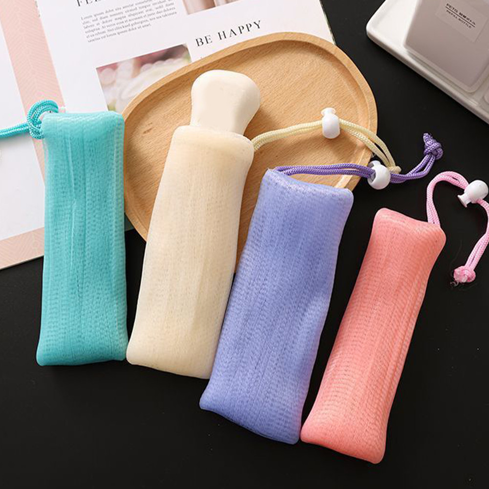 4PCS Bathroom Soap Foaming Mesh Net Multilayer Face Body Shower ...