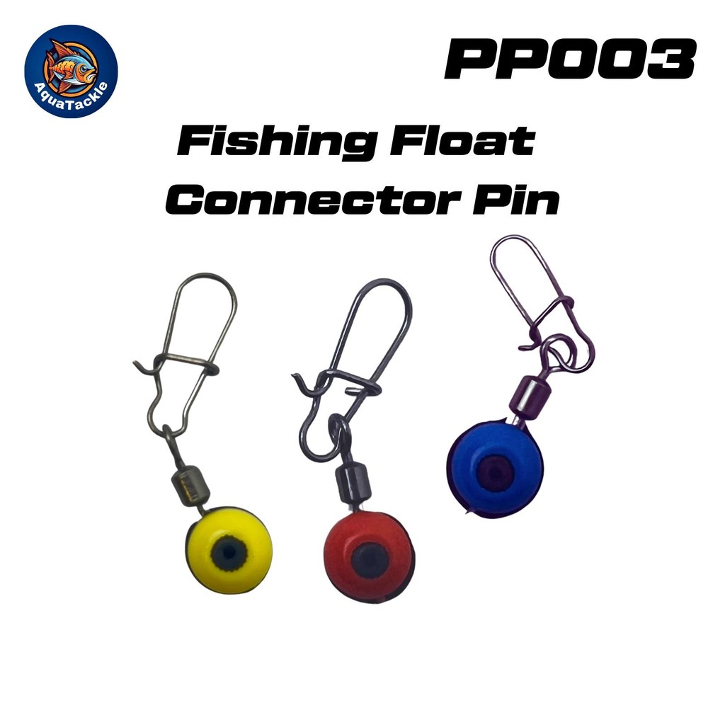 AquaTackle -【PP003】Fishing Float Connector Pin Bobber Stop Space Bean ...