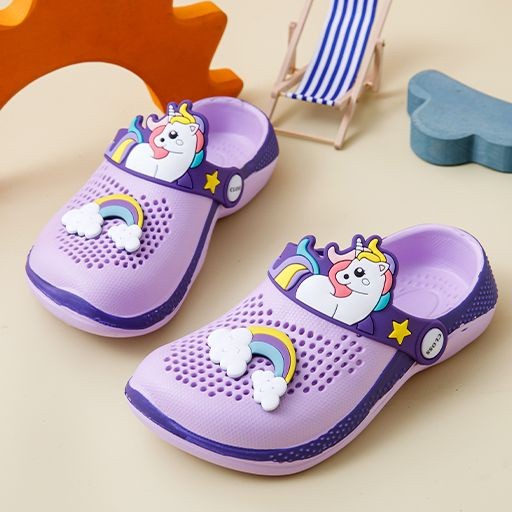 【𝐁𝐅𝐊】 Closs Summer Clogs Unicorn Design Soft Bottom Indoor/Outdoor ...