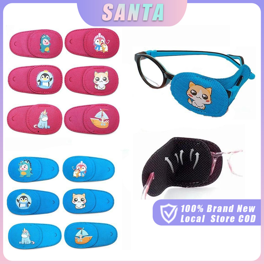 6PCS Eye Patch for Kids Reusable Occlusion Lazy Eye Patch Kids ...