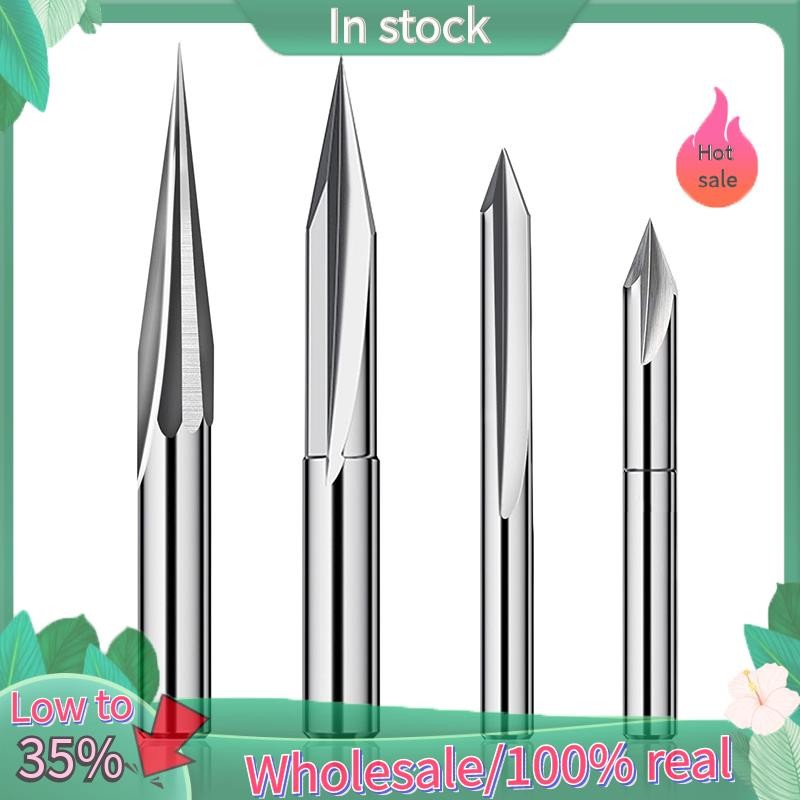 CNC Router Bits Set 1/4 Shank, Engraving Wood Carving Router Bit 6mm ...