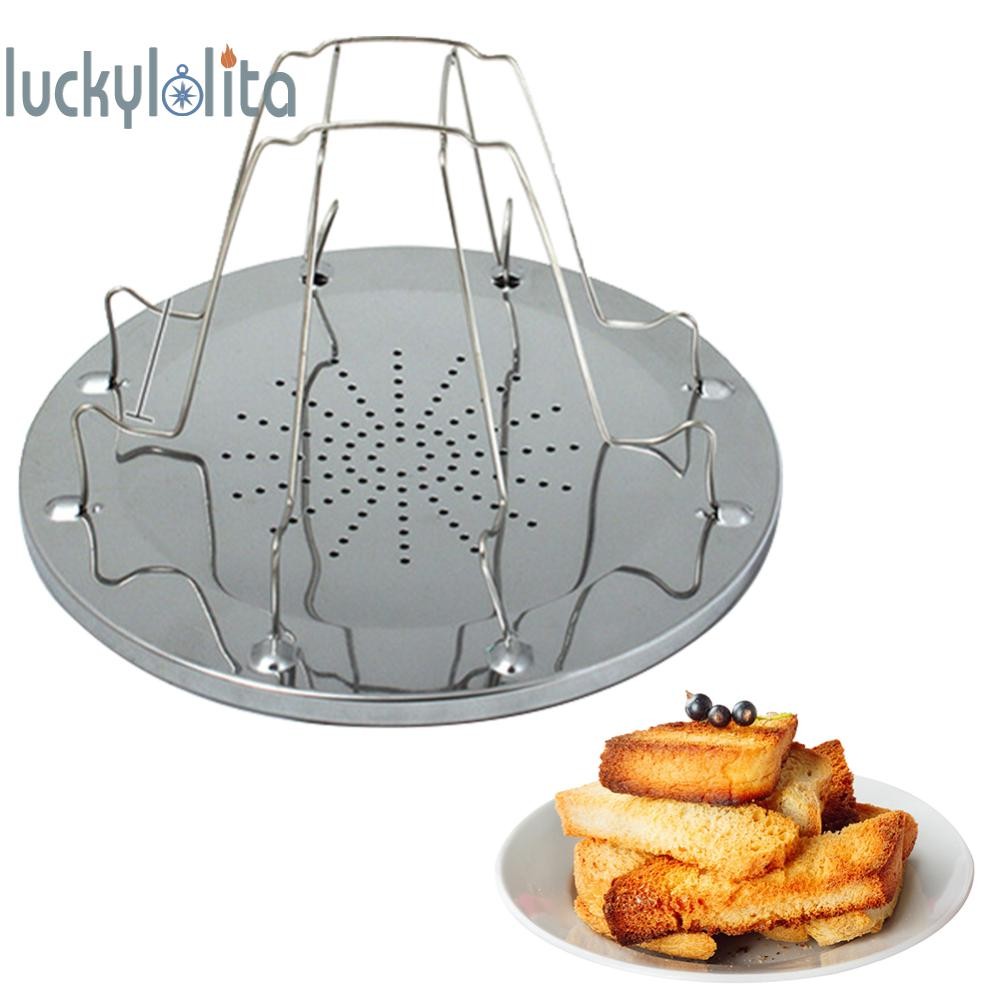 Camping Toaster Rack Multi-Purpose Folding Camp Stove Toaster for ...