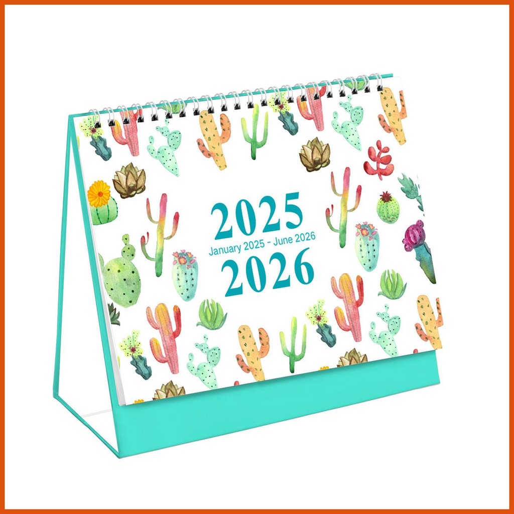 Cactus Calendar 2025 18 Monthly Calendar 7.1x8.1 Inch Small Calendar ...