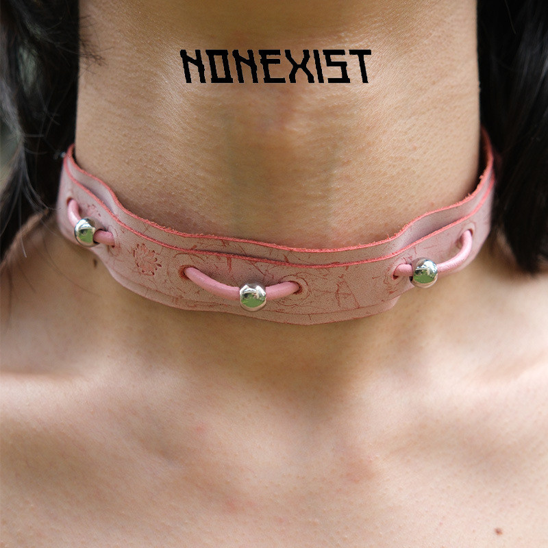 "Charming Villain" Series Rope Design Leather Necklace Collar | Shopee ...