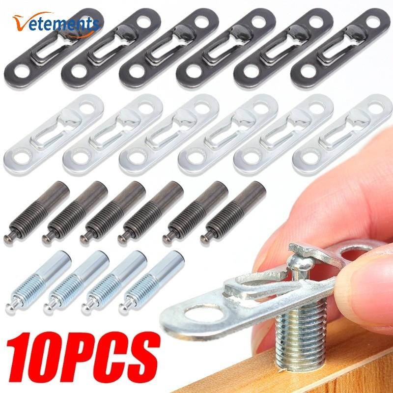 10 Sets Furniture Combination Concealed Sliding Buckle - Invisible ...
