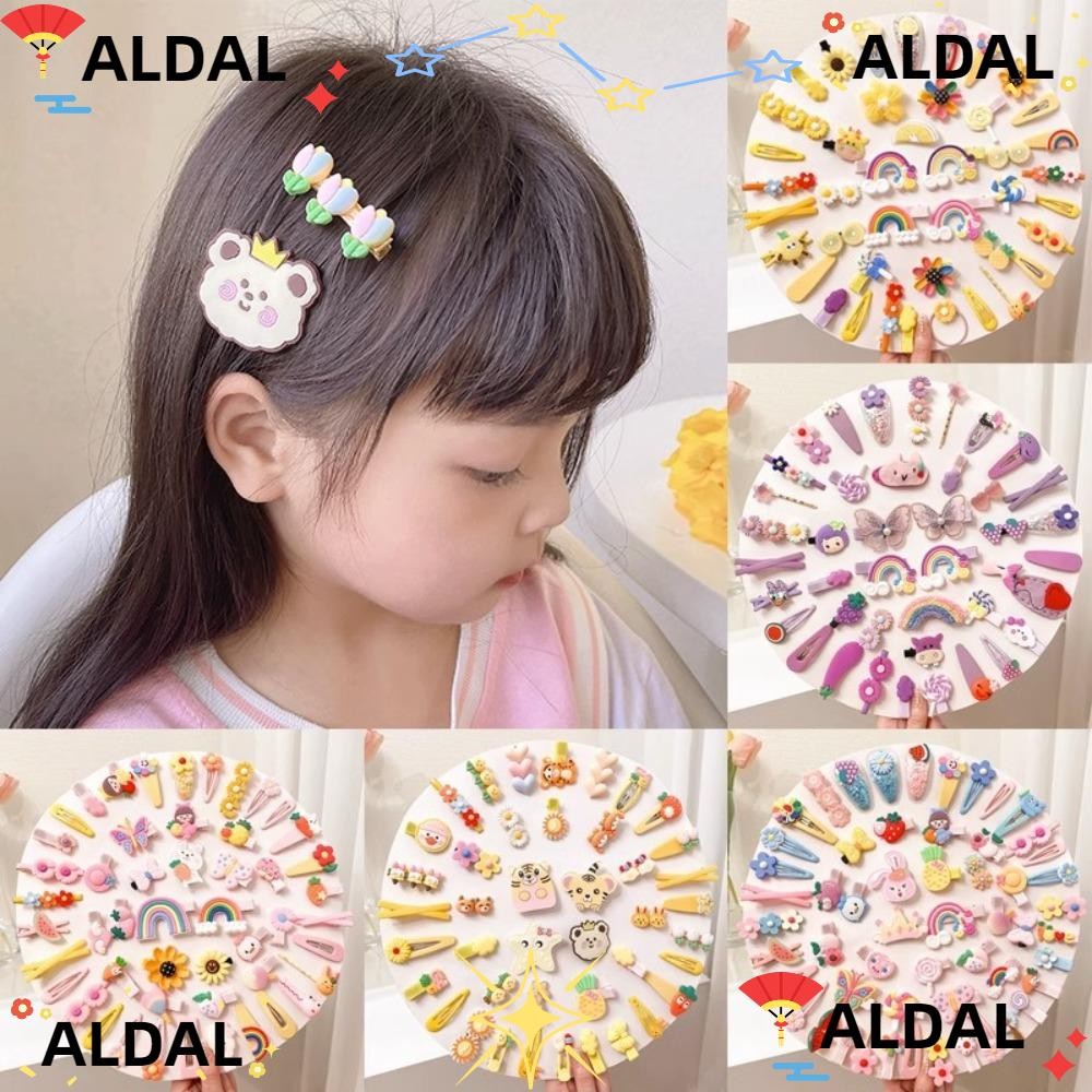 ALDAL 14Pcs/set Child Headdress., Sweet Candy Bear Hair Clips Set, Cute ...